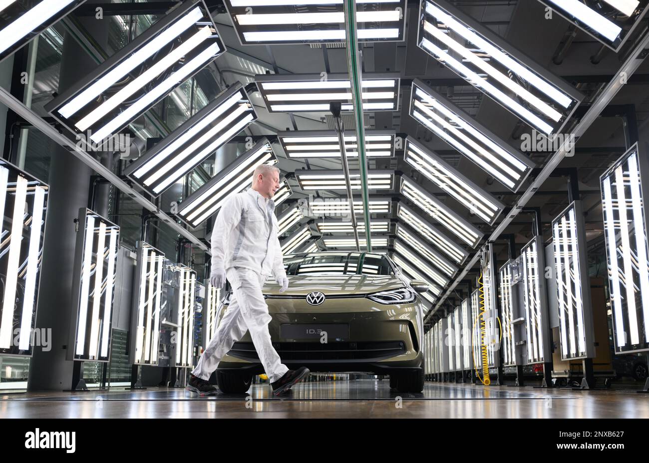 Dresde, Allemagne. 01st mars 2023. Rainer Jopp, contremaître au service ...
