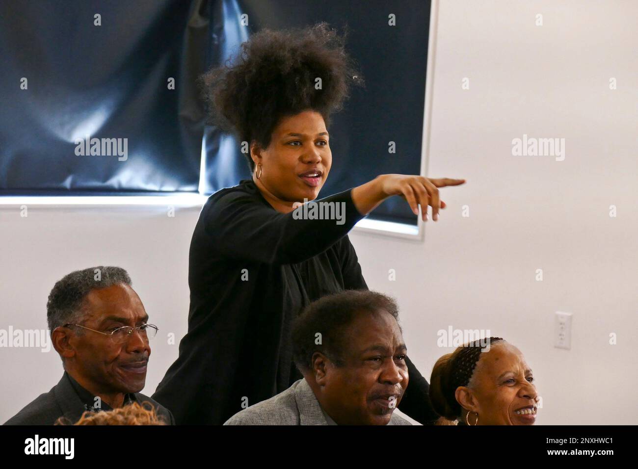 In this Sunday, Jan. 14, 2018 photo, New York filmmaker Princess ...