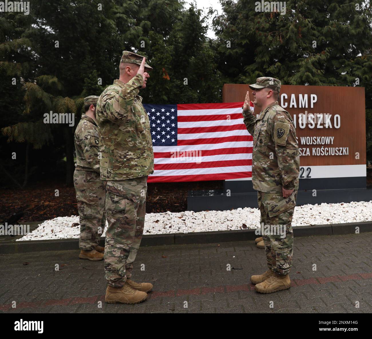 ÉTATS-UNIS Major général de l'armée Christopher G. Beck, commandant ...