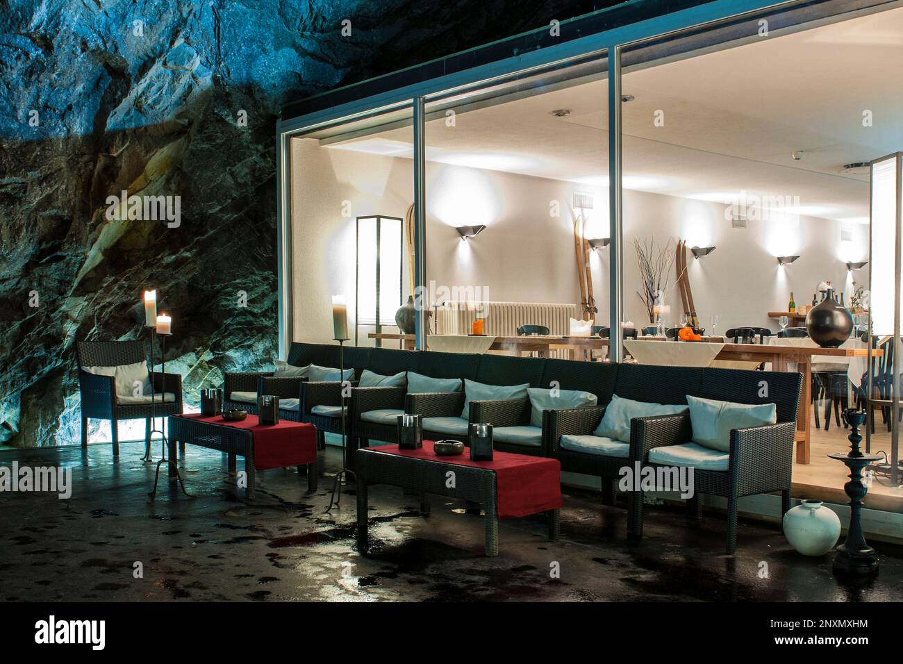 La Suisse, Col du Gotthard, La Claustra hotel Photo Stock - Alamy