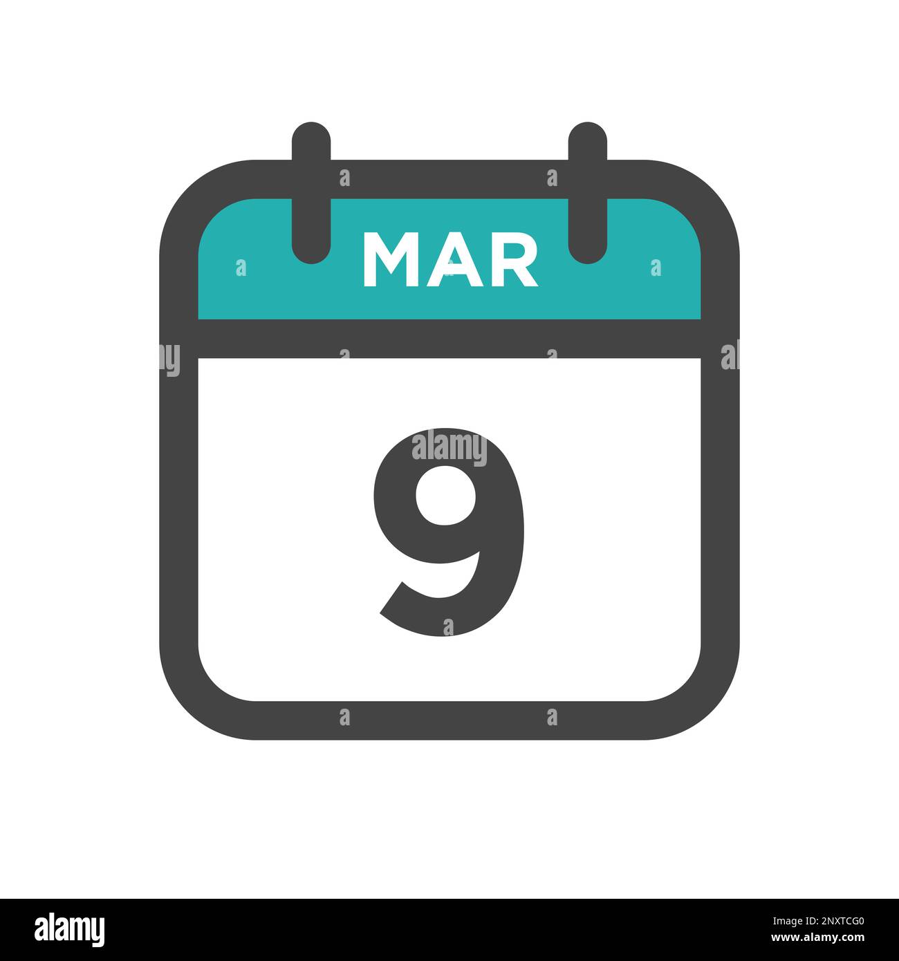 9 mars 2022 Banque d'images vectorielles - Alamy