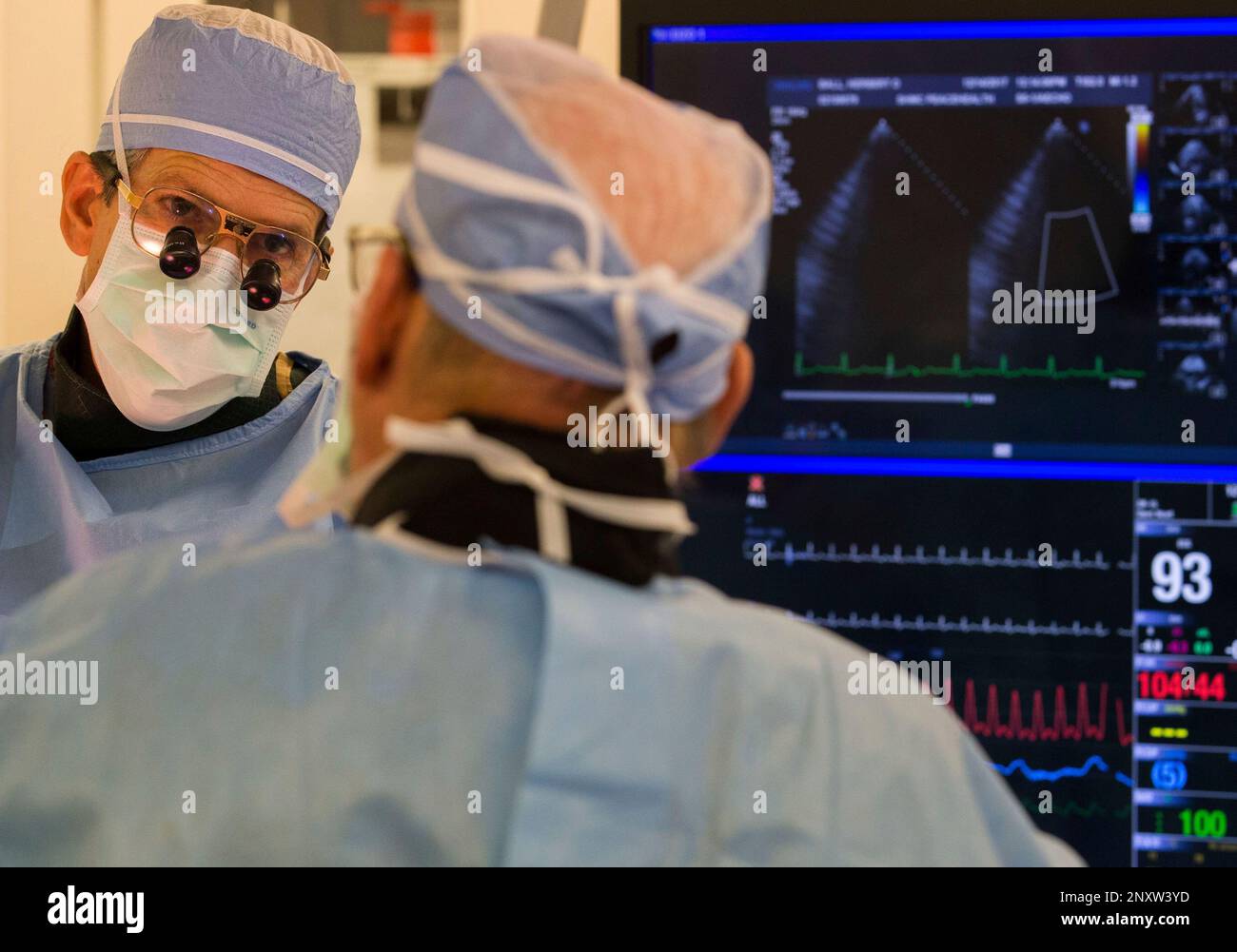 In a Thursday, Dec. 14, 2017 photo,Dr. David Duke, left, and Dr. Dennis ...