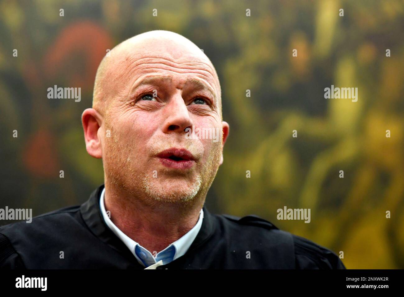 Belgian lawyer Sven Mary attends a hearing at the Brussels Justice ...