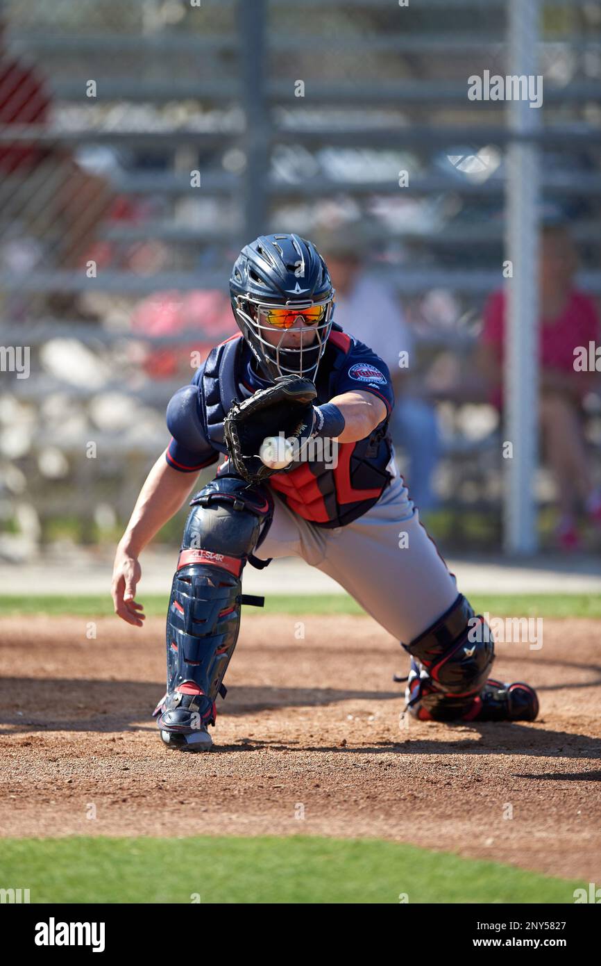 Minnesota Twins catcher Mitch Garver (82) during a Spring Training ...