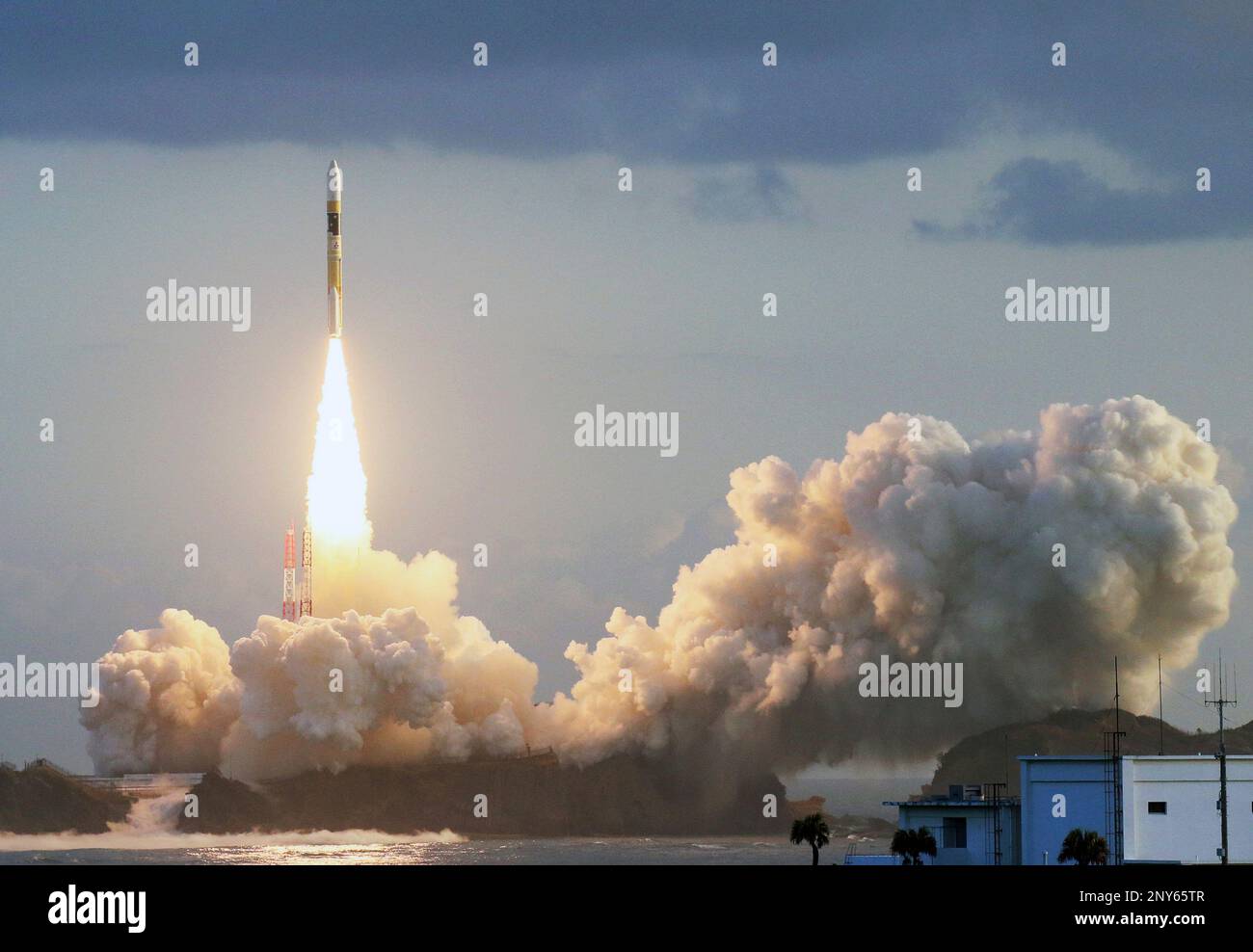 An H-2A rocket carrying the fourth satellite for Japan's version of the ...