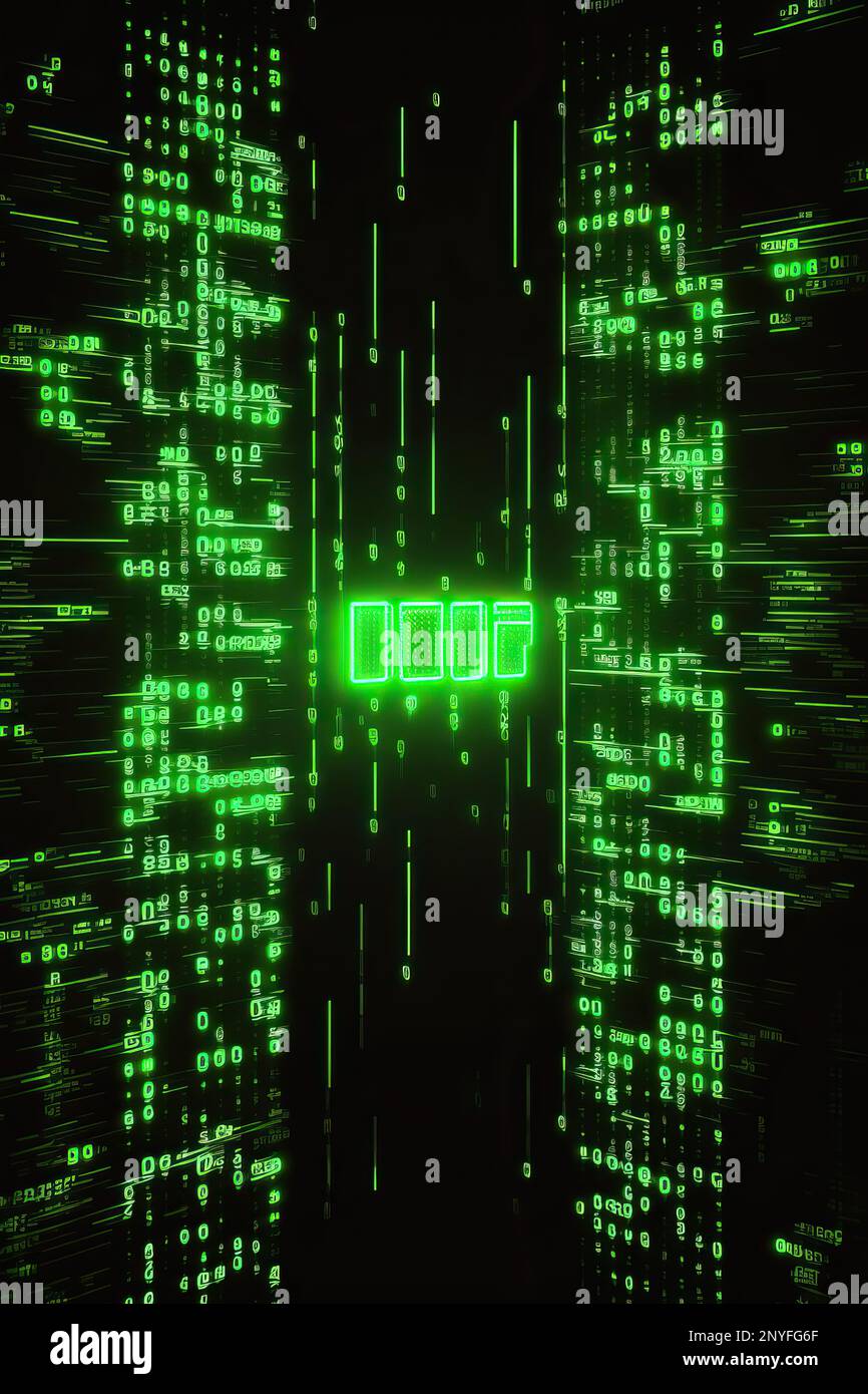 Arrière-plan des symboles de code binaire indiquant les codes de ...