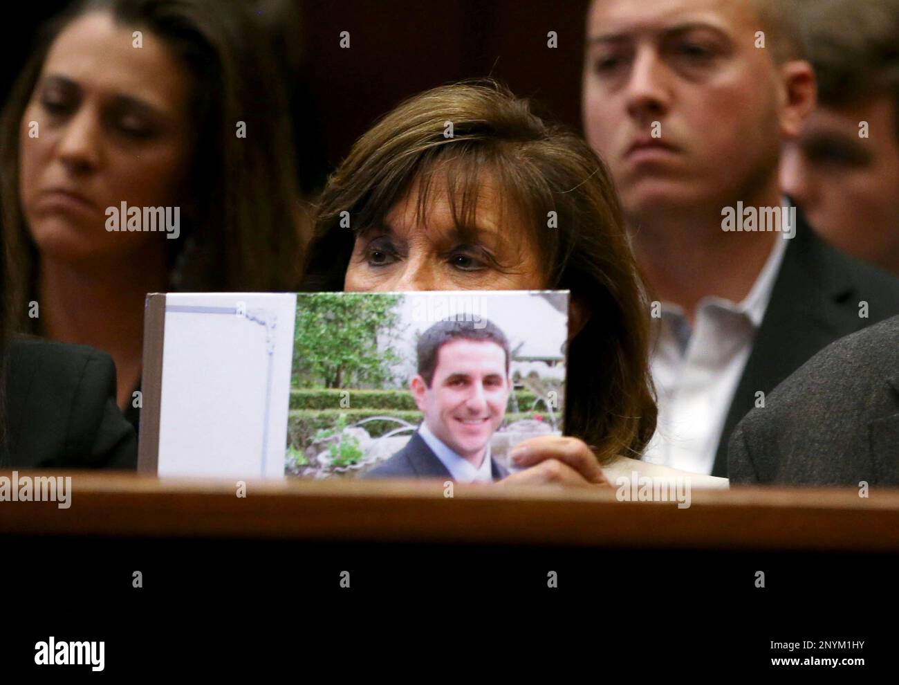 Rose Friedland holds a picture of her son Dustin Friedland Monday, June ...