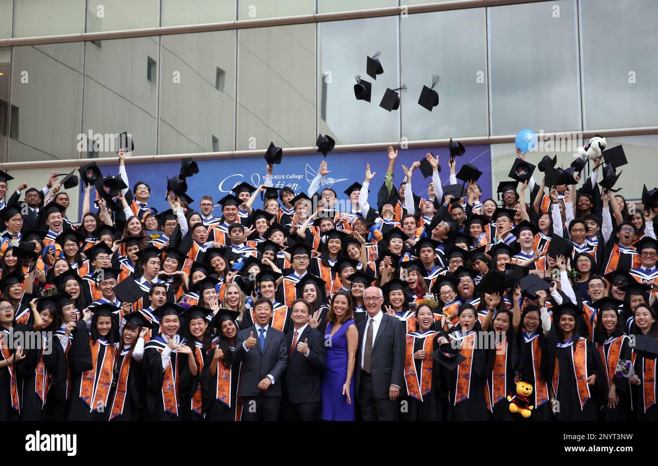 Yale NUS College, Singapore's first liberal arts college, held its first graduation ceremony for ...