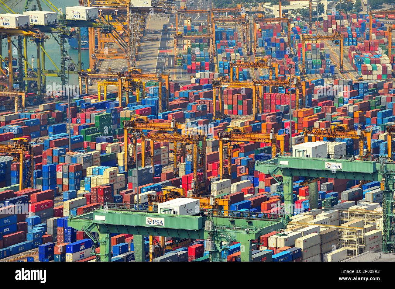 The PSA Keppel container terminal. The report noted that Singapore ...
