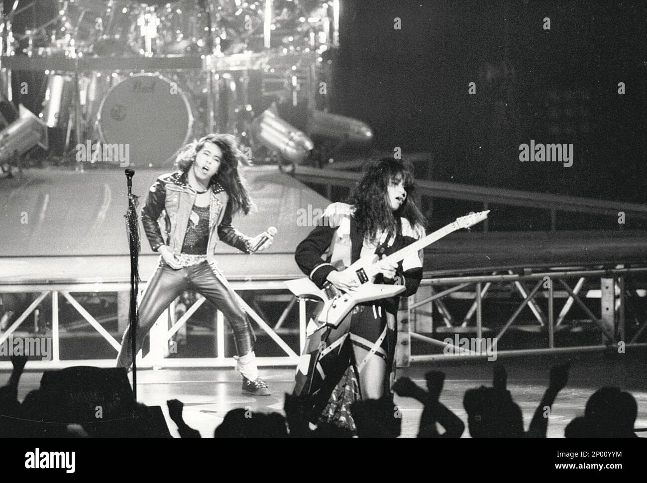 FILE - Japanese heavy metal band Loudness performs at the NHK Hall on ...