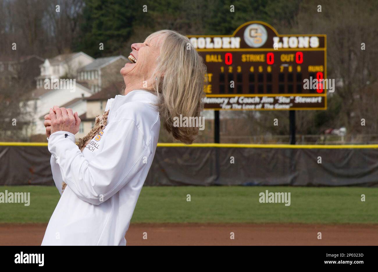 Jan Stewart, widow of former Greensburg Salem baseball coach Jim "Stu ...