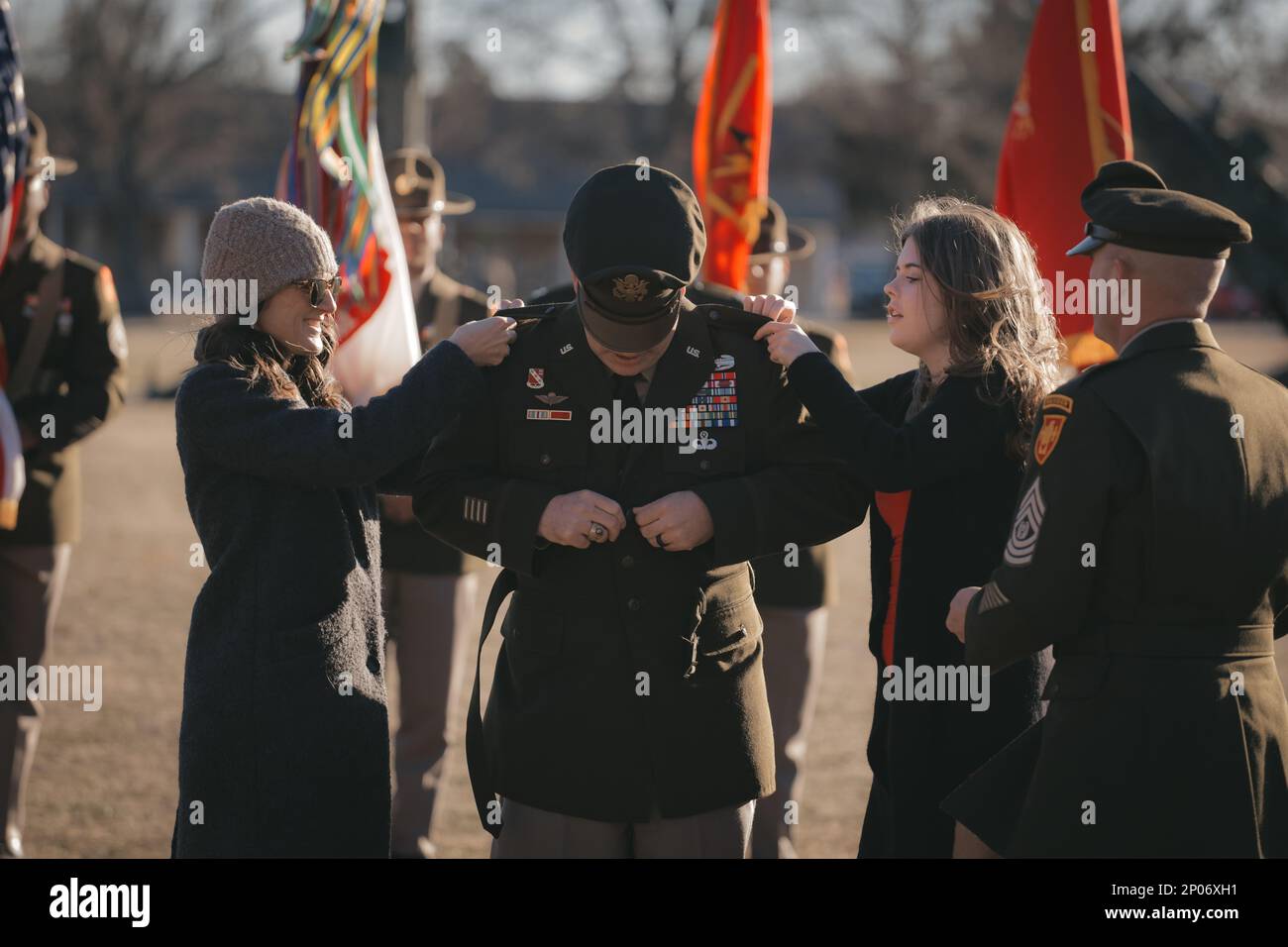 Brig. Le général Shane P. Morgan a pris le terrain pour donner ...