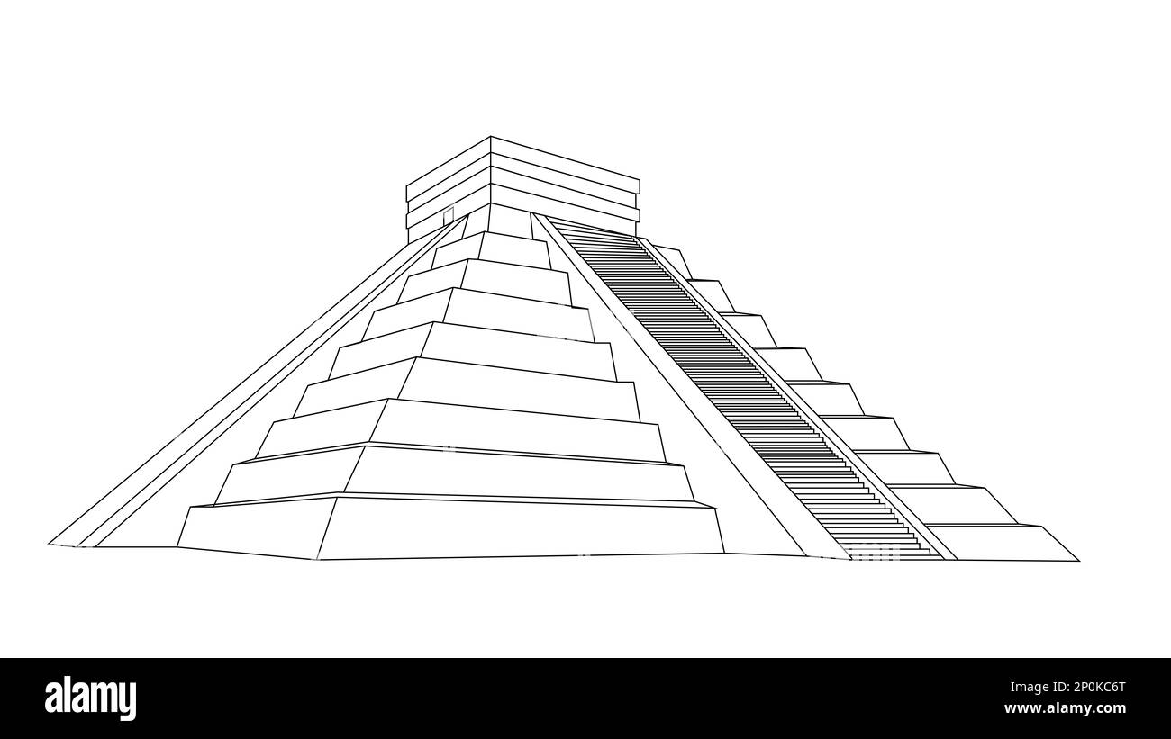 Pyramide azteque Banque de photographies et d’images à haute résolution ...