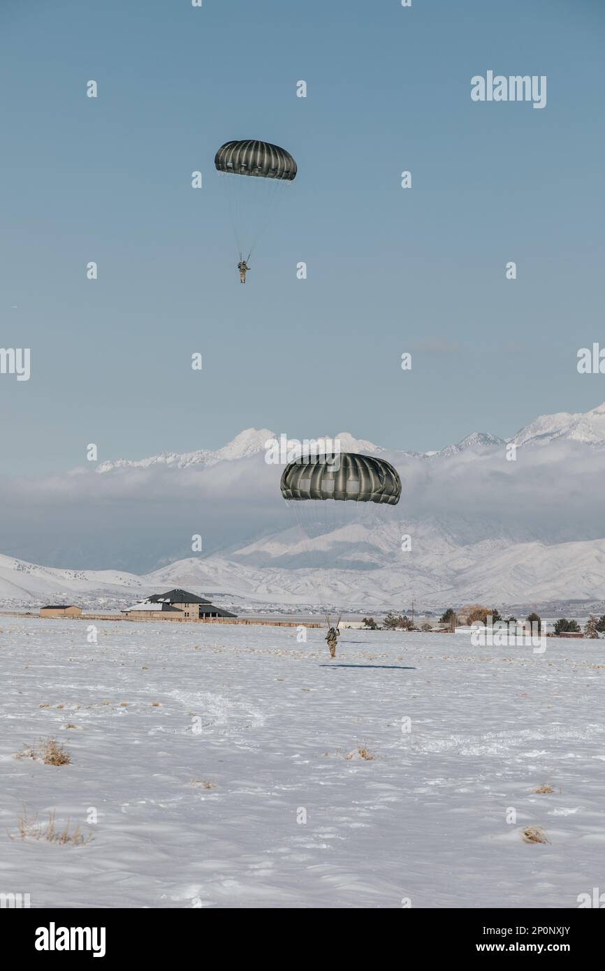 ÉTATS-UNIS Les parachutistes de l'armée affectés au groupe des forces ...