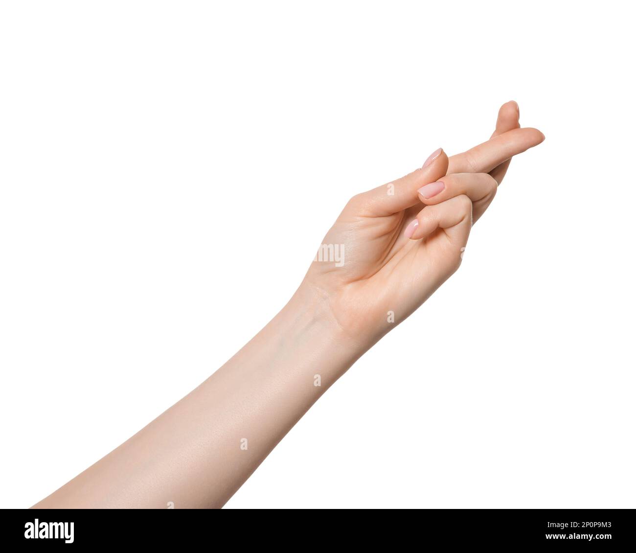 Croiser les doigts pour souhaiter bonne chance Banque d'images ...