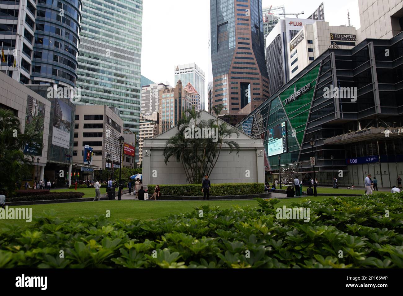 Raffles place mrt Banque de photographies et d’images à haute ...