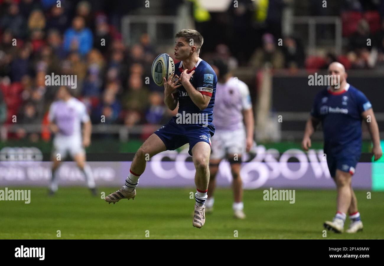 Harry Randall de Bristol Bears en action pendant le match de la ...