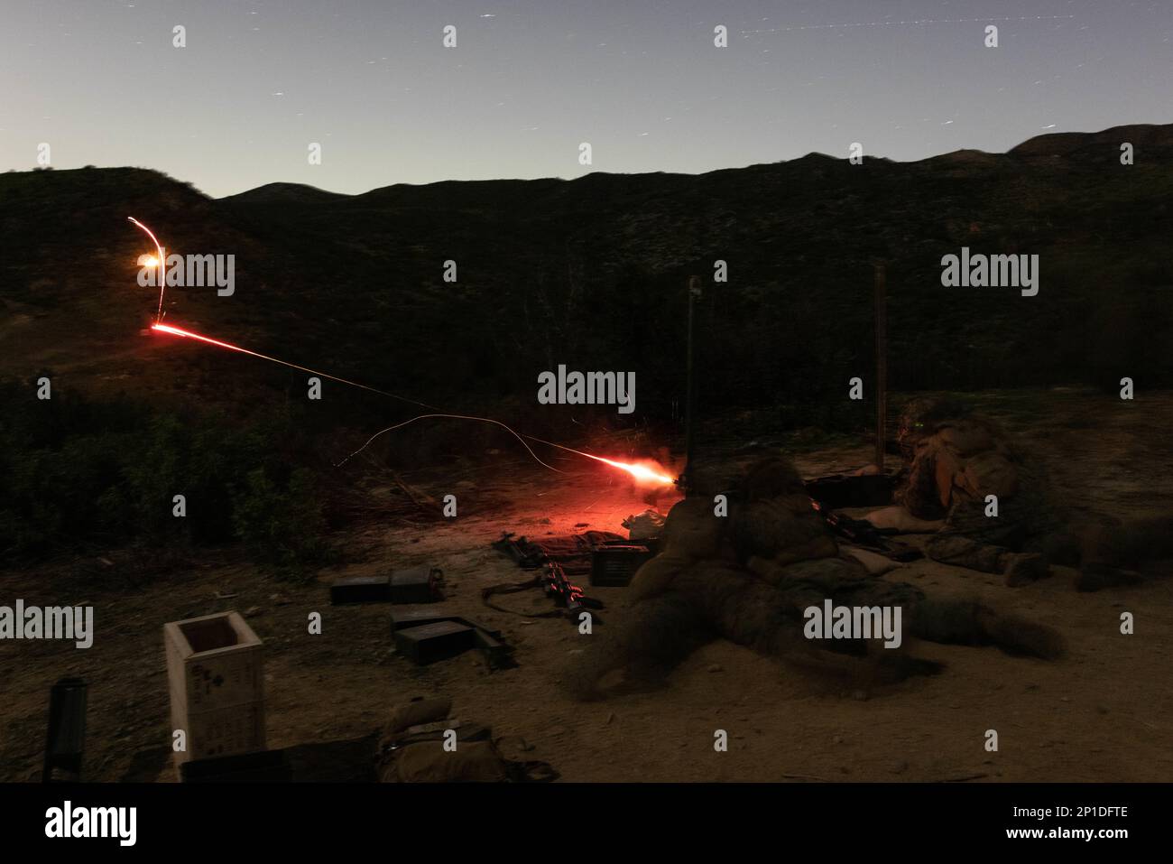 ÉTATS-UNIS Marines avec Infantry Marine course 2-23, Infantry Training ...