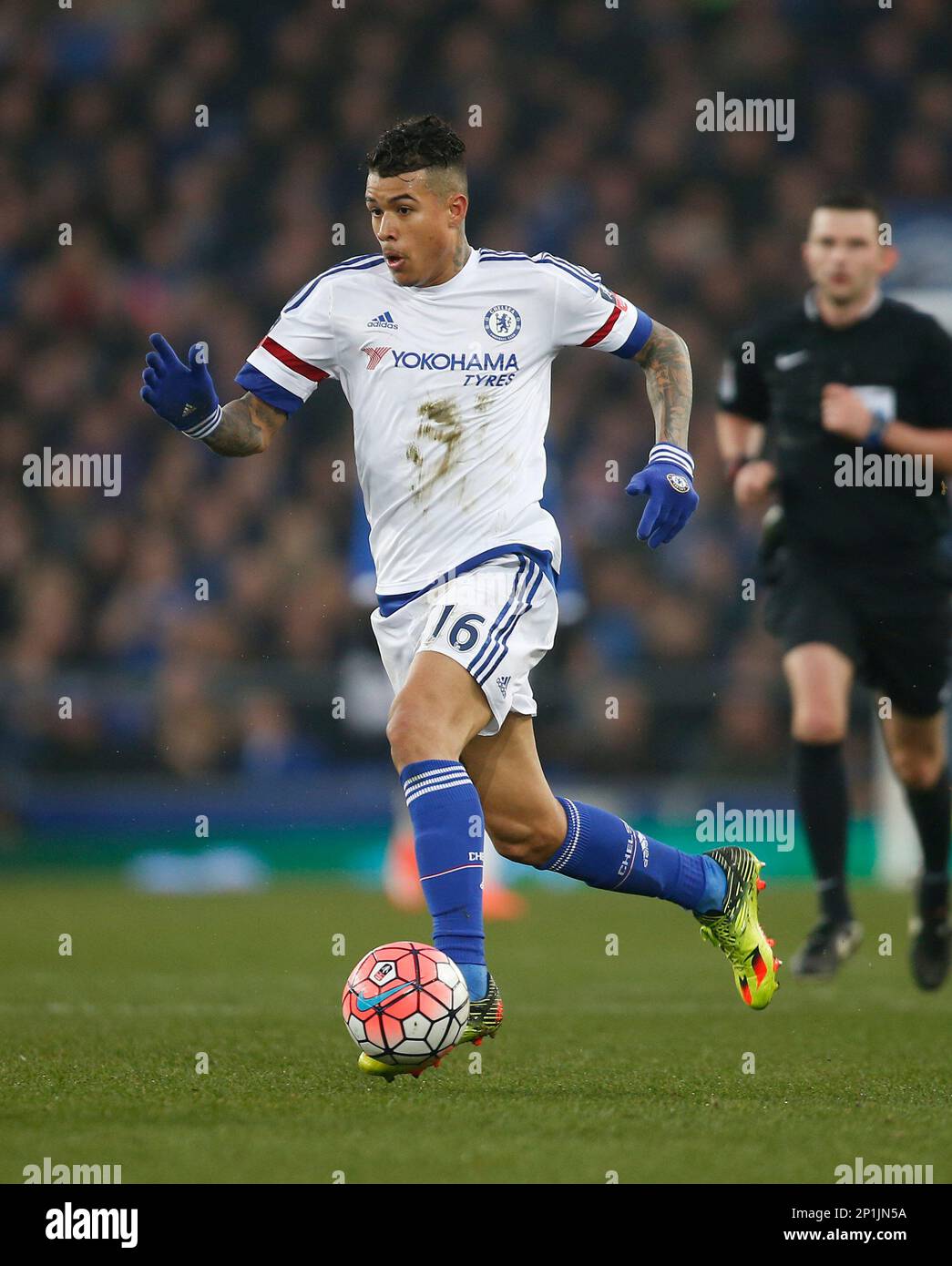 March 12, 2016 - Liverpool, United Kingdom - Kennedy of Chelsea during ...
