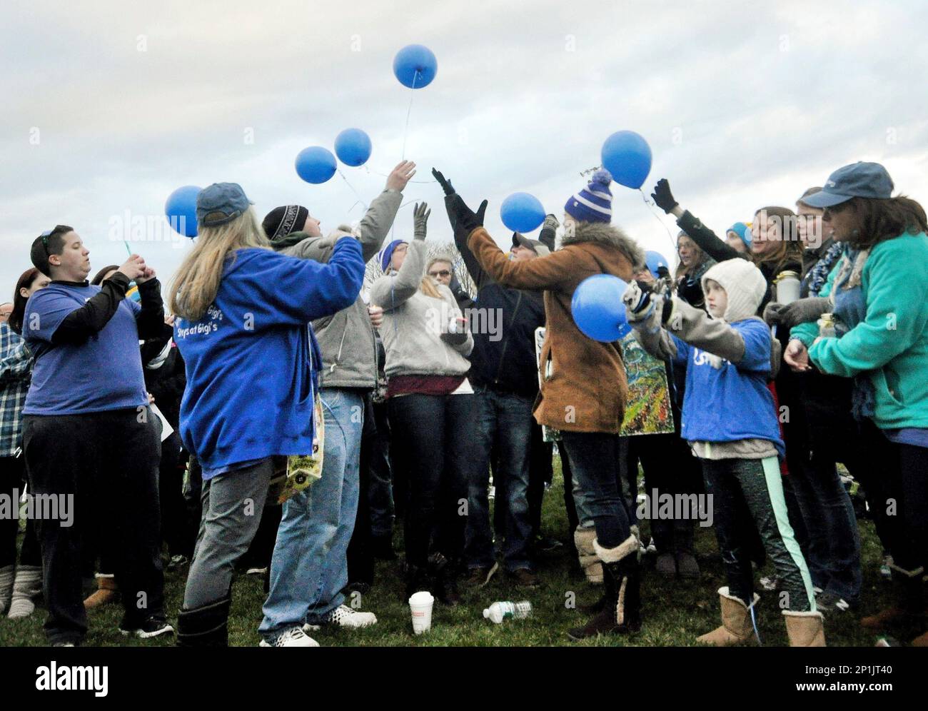In this Sunday, March 20, 2016 photo, Chris Murray, third from left and ...