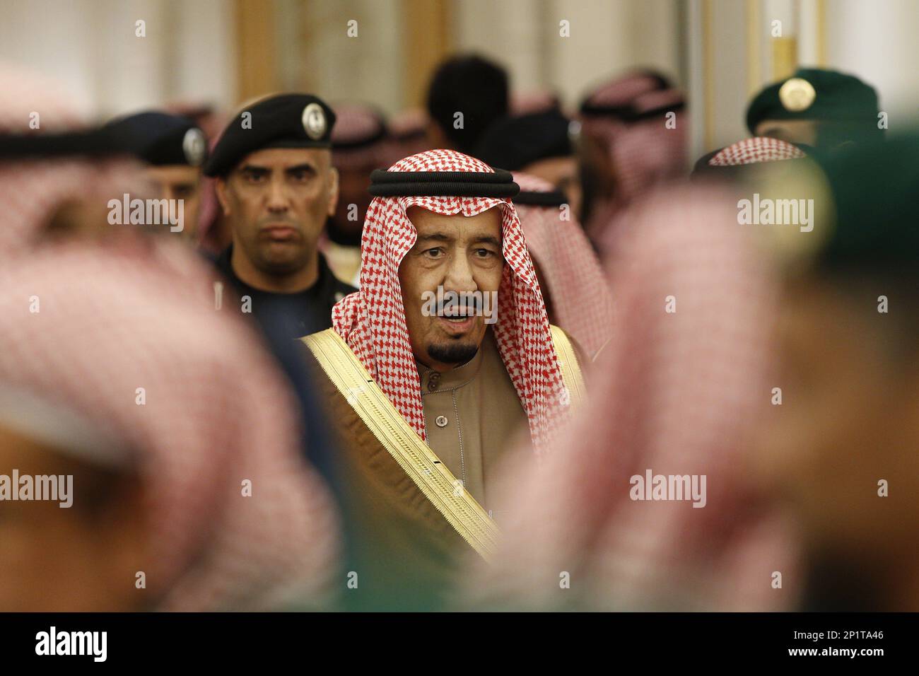 FILE - In this Jan. 24, 2015 file photo, Saudi Arabia's King Salman ...