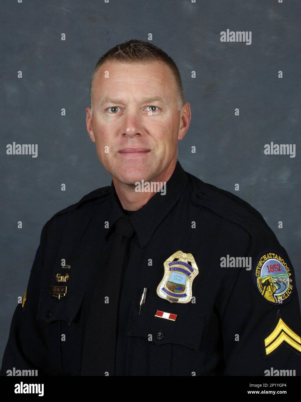 This photo provided by the Chattanooga Police Department shows Officer Grover Wilson. On Monday ...