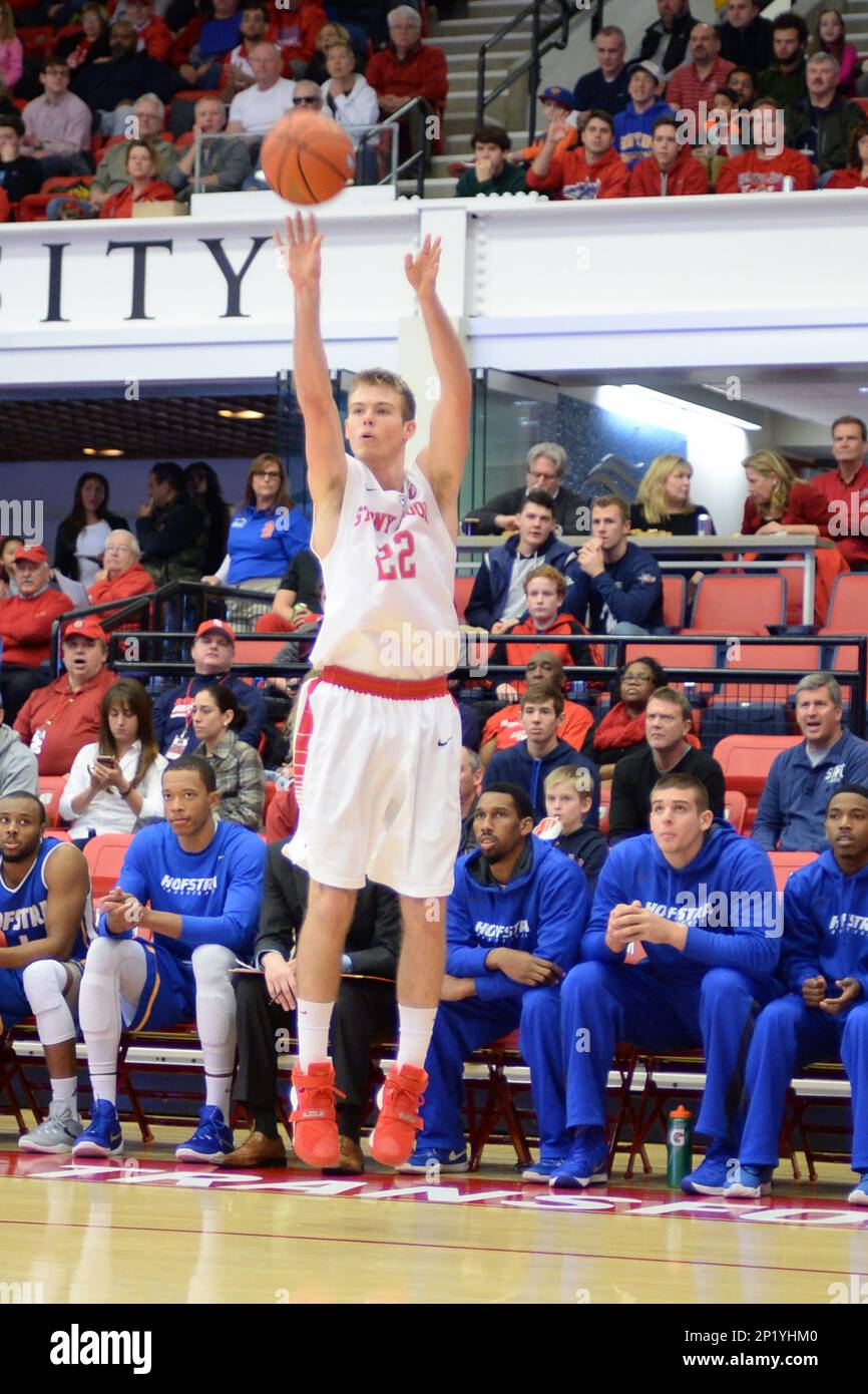 20 December 2015 Stony Brook Seawolves guard Bryan Sekunda (22) shoots ...