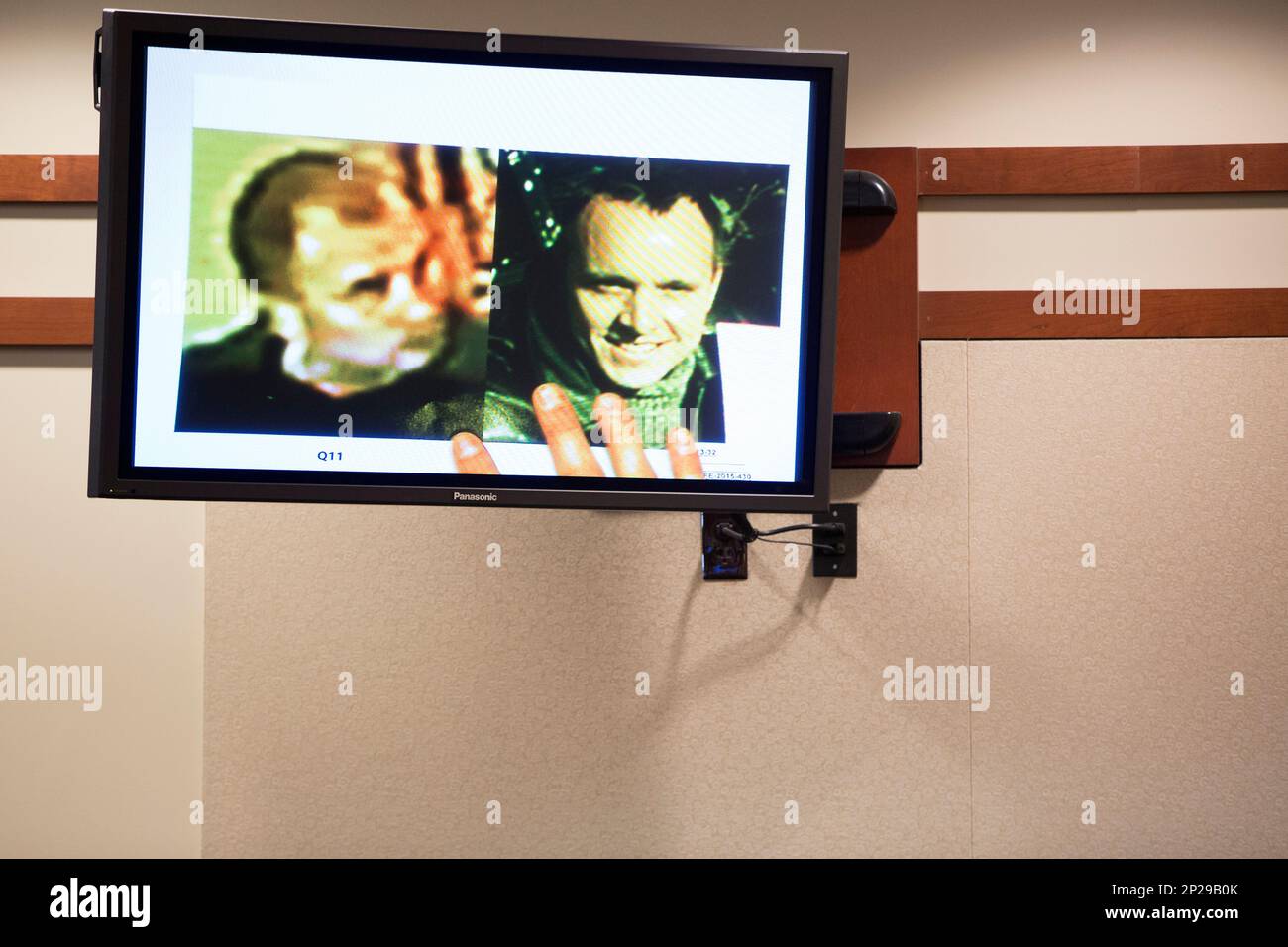 A photograph of Charles Severance, right, shown next to an image of a ...