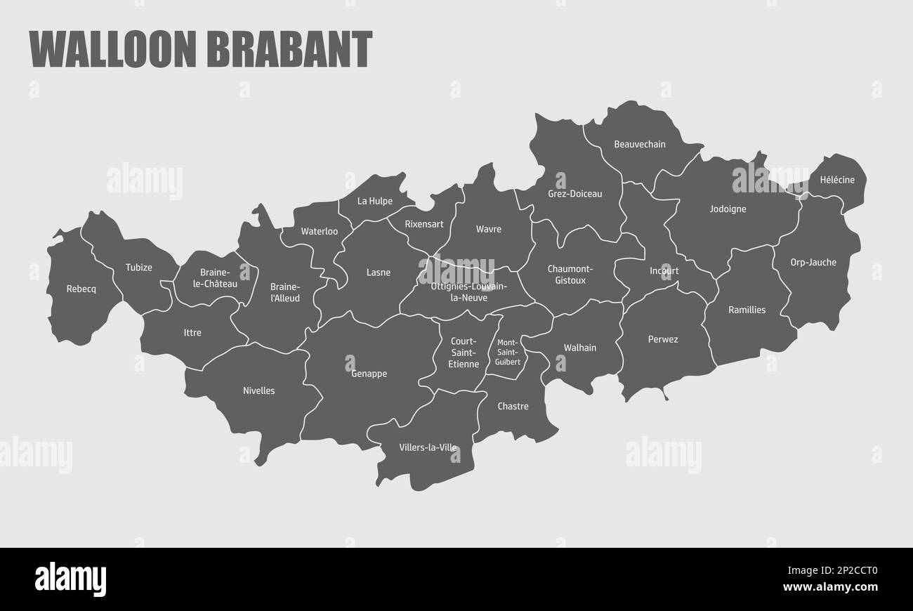 Drapeau de brabant wallon Banque d'images vectorielles - Alamy