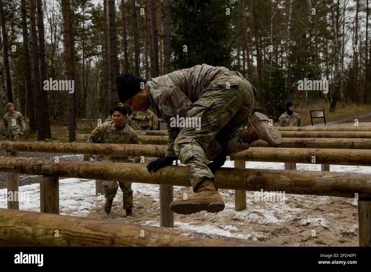 ÉTATS-UNIS Soldats affectés au quartier général et au détachement du ...