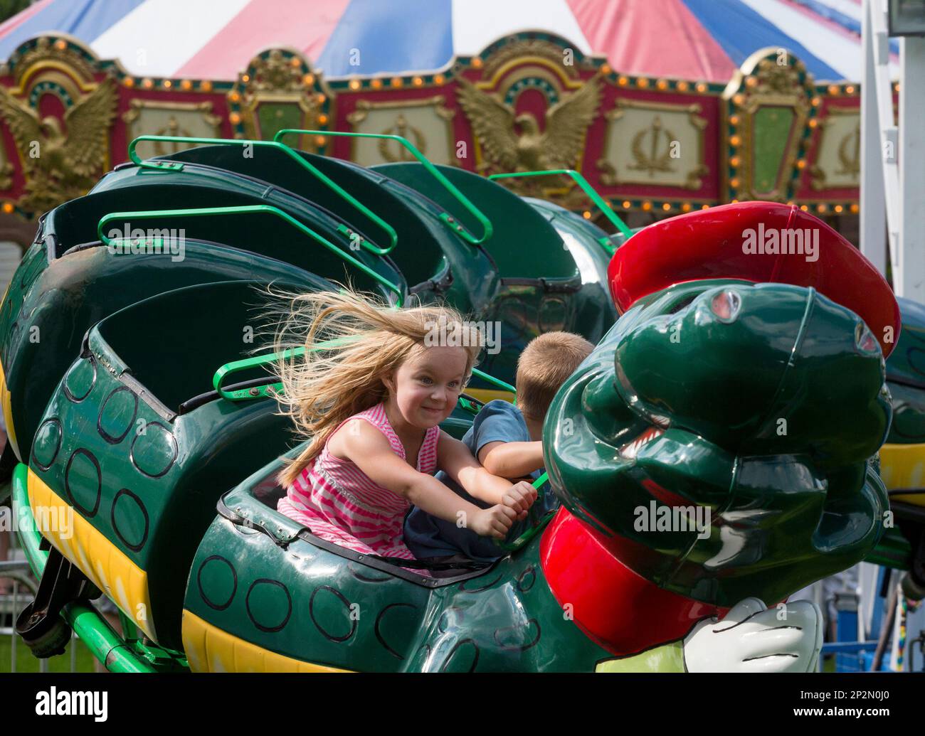 Leslie youngsters Savannah, 5, and her brother Brayden Patterson, 3 ...