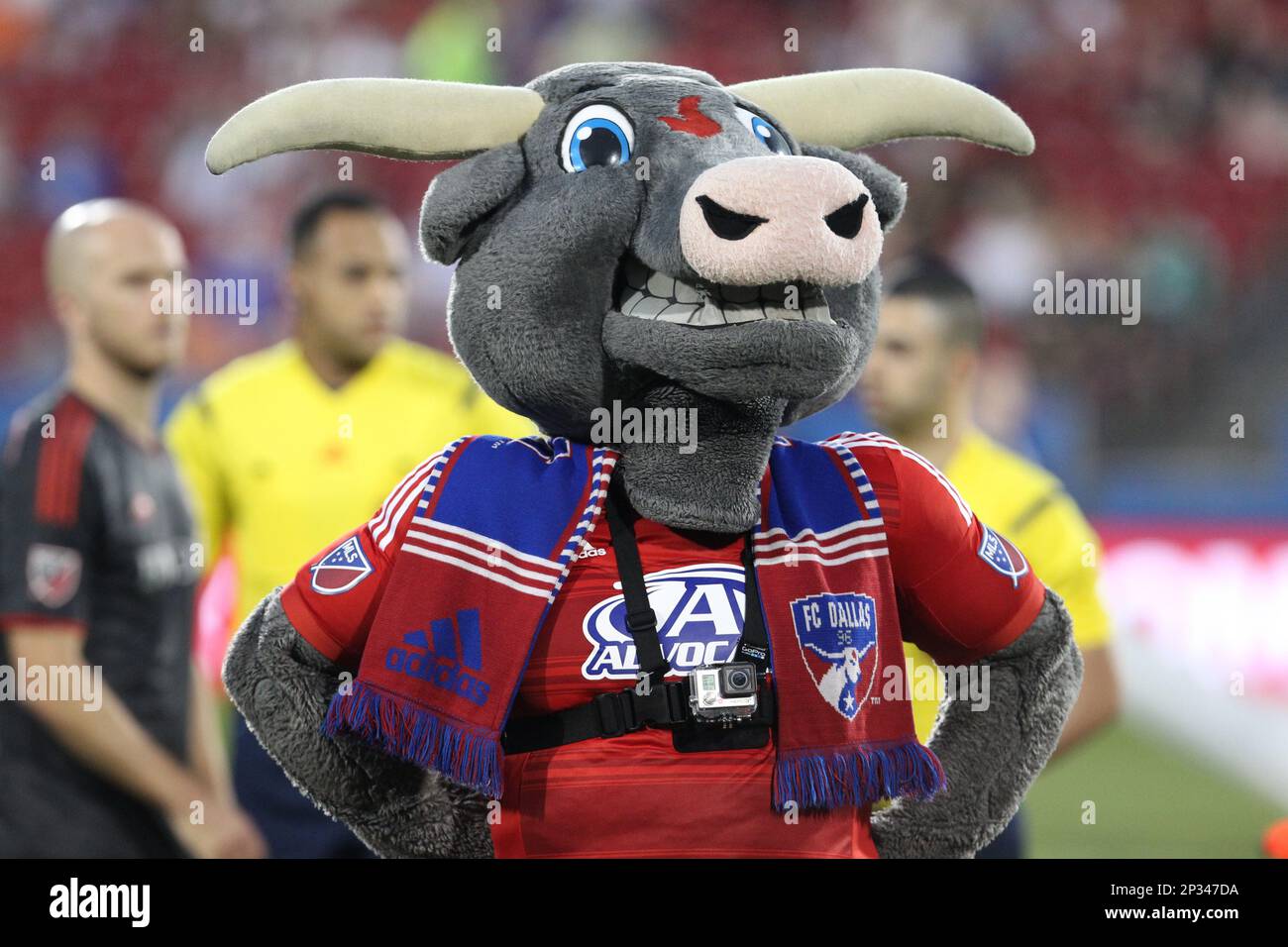 18 April 2015 - FC Dallas mascot Tex Hooper during the MLS regular ...