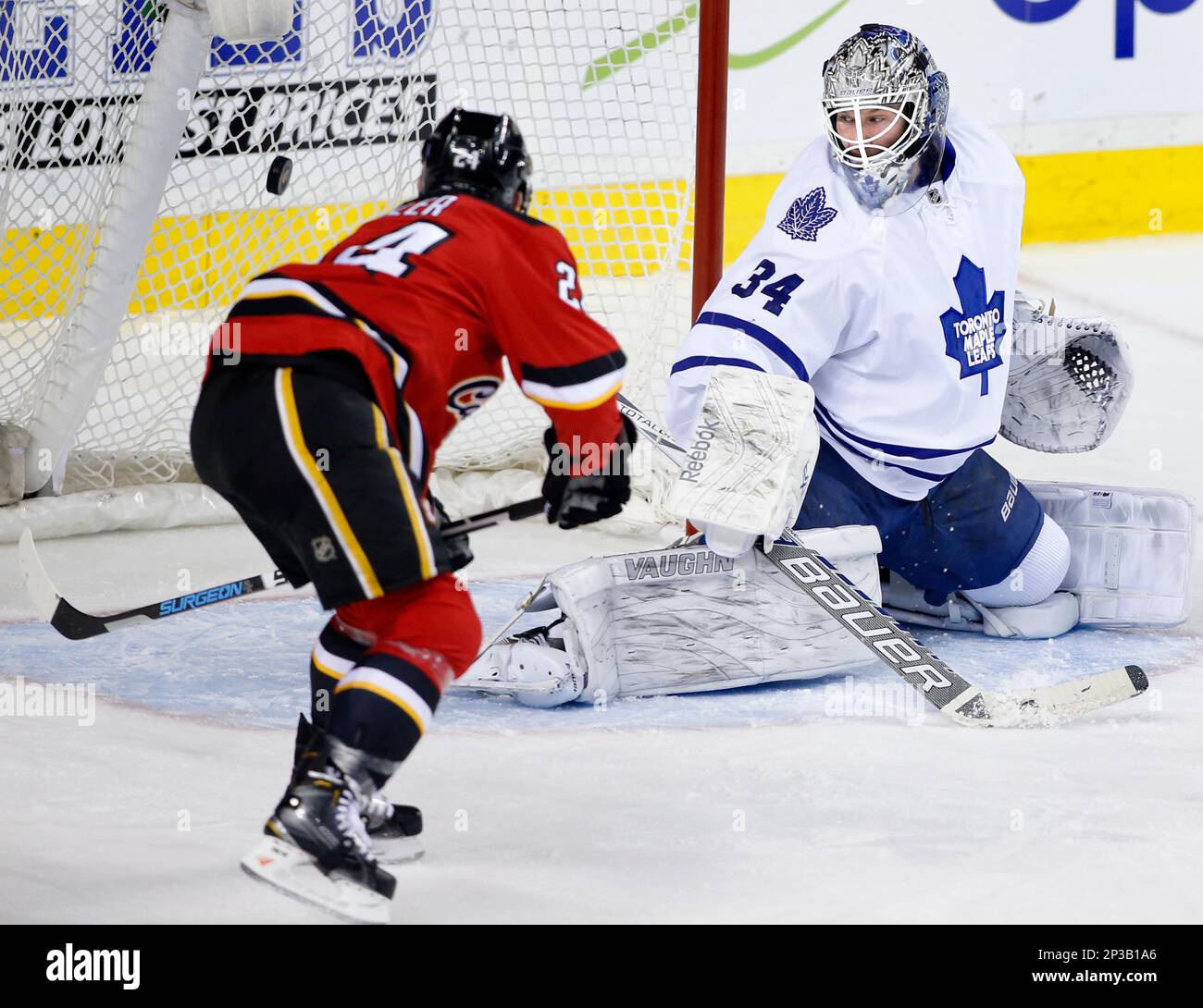 NHL profile photo on Toronto Maple Leafs' goalie James Reimer, right ...