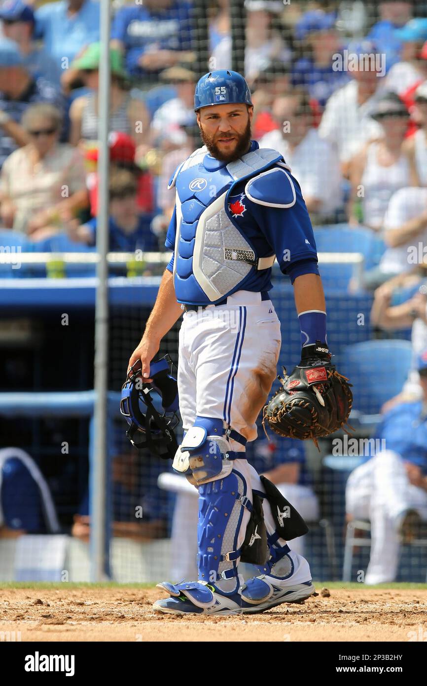14 MAR 2015: Russell Martin of the Blue Jays during the spring training ...