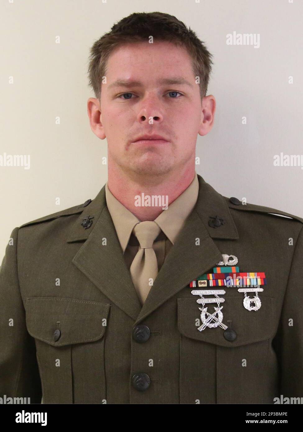 This image provided by the U.S. Marine Corps shows an undated photo of ...