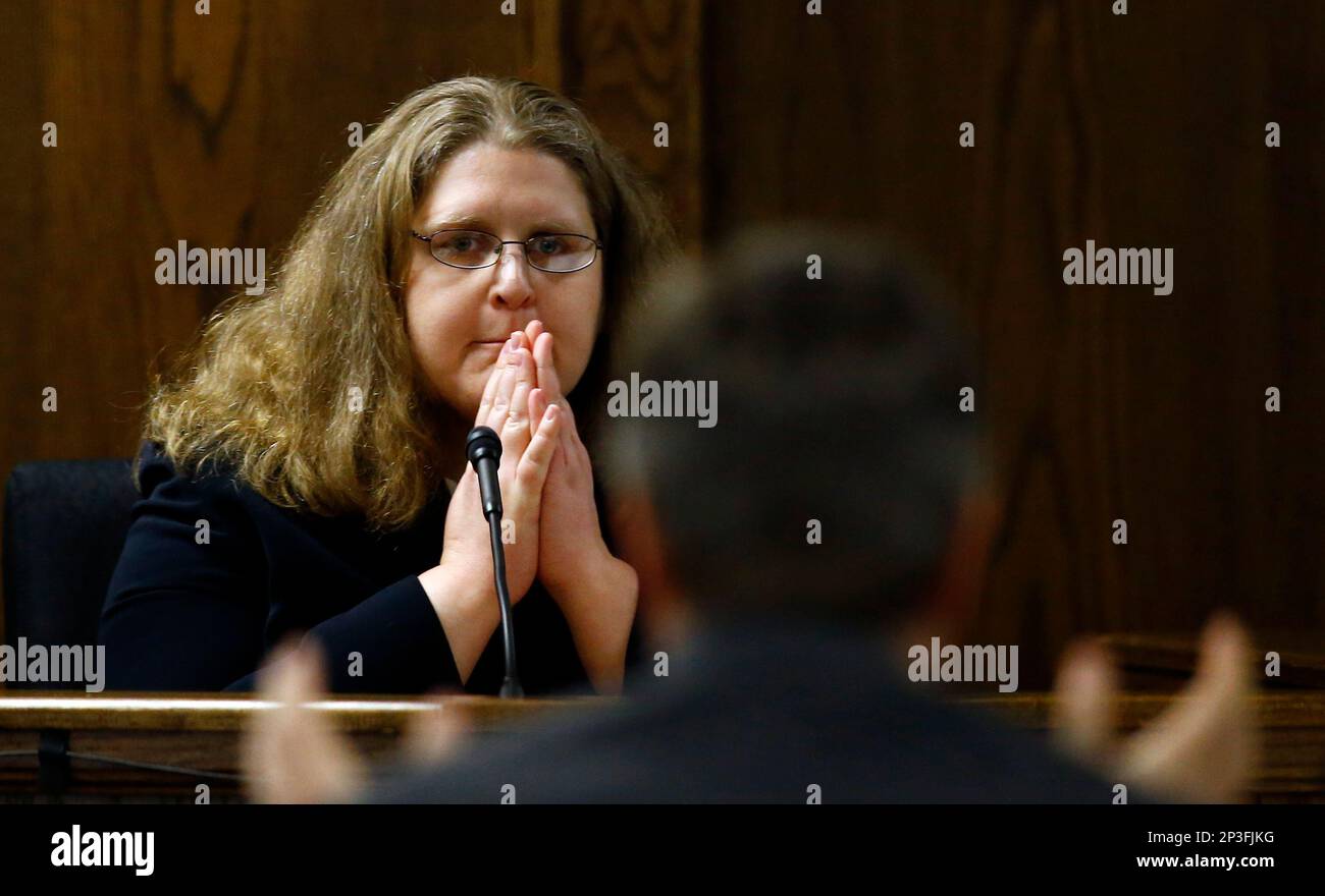 Texas Department of Public Safety forensic scientist Jennifer Rumppe ...