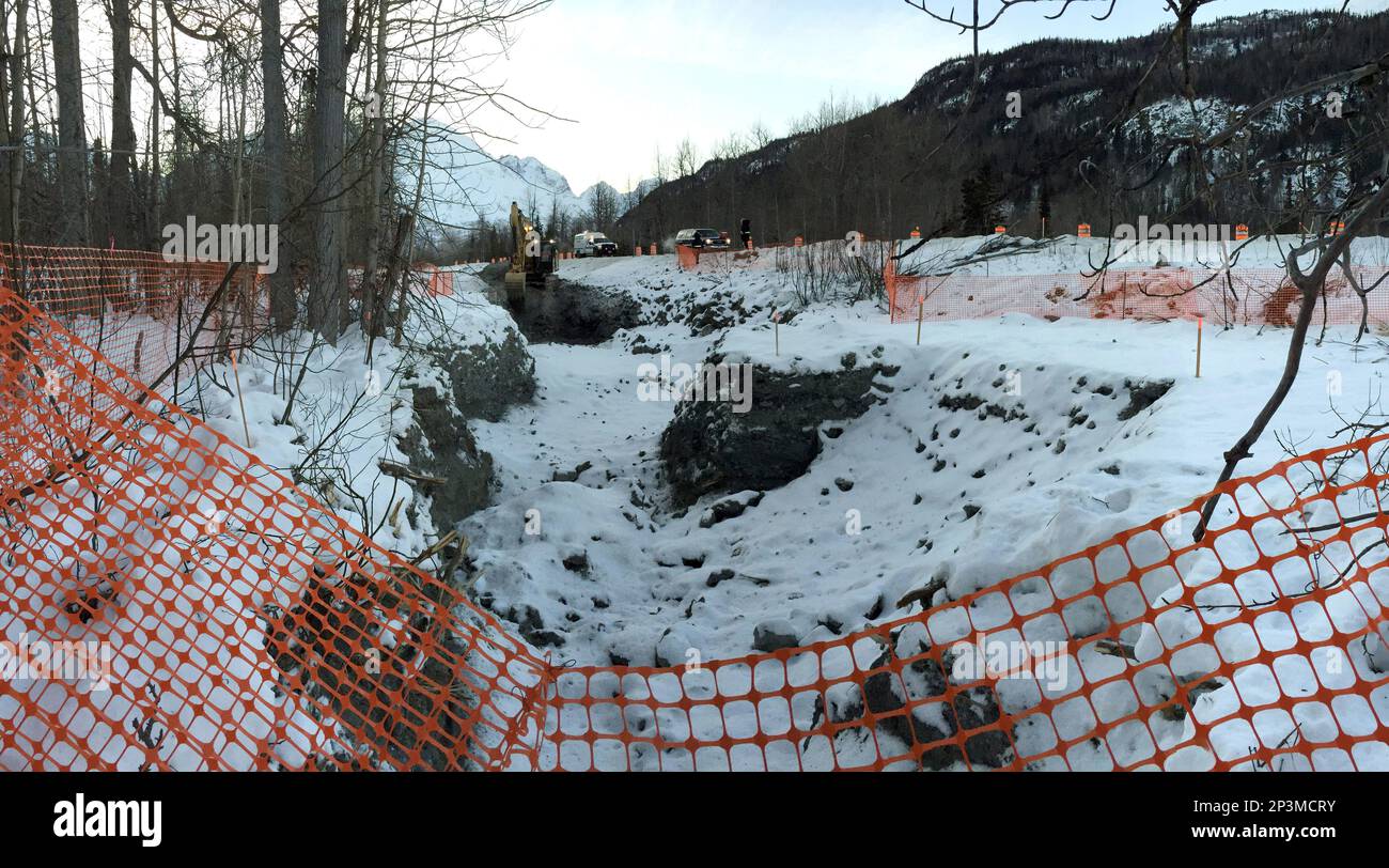 In this photo provided by the Alaska Department of Environmental ...