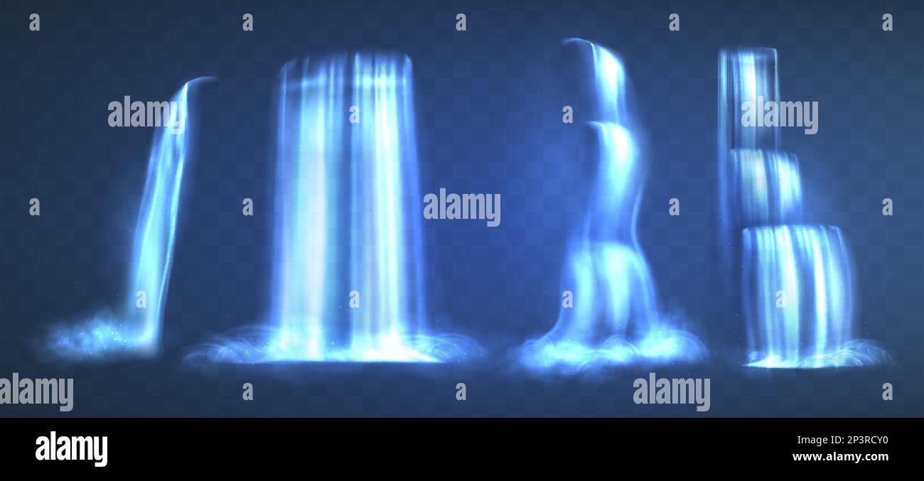 Brouillard de cascade Banque d'images vectorielles - Alamy