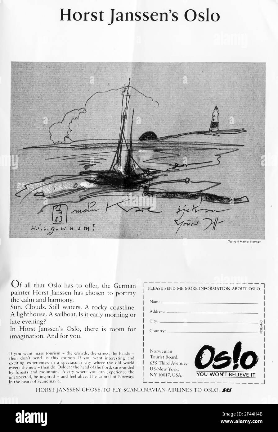 Oslo mai 1988 Banque de photographies et d’images à haute résolution - Alamy