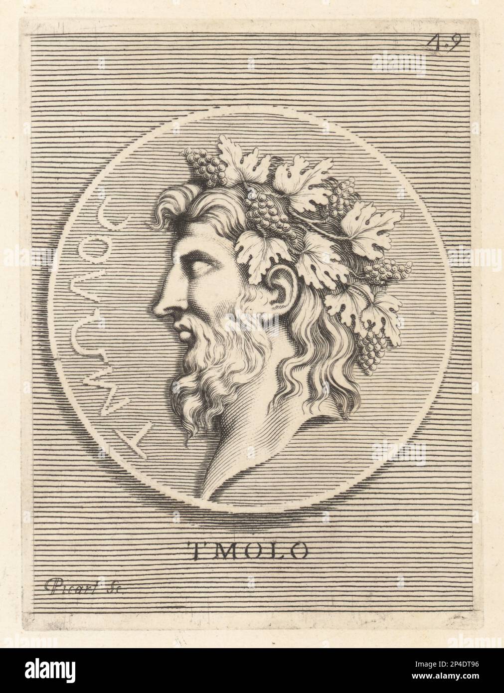 Tmolus, mythique roi grec de Lydia, mari d'Omphale, et/ou père de ...
