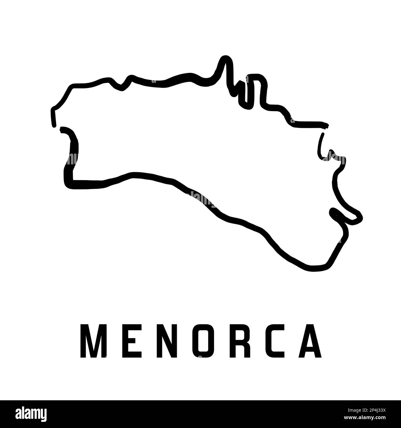 Menorca map Banque de photographies et d’images à haute résolution - Alamy