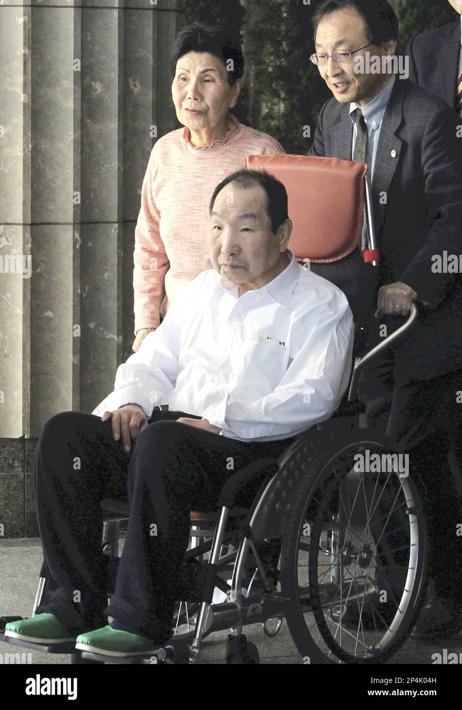 The world longest-serving death row inmate Iwao Hakamada (C), 78, in a ...