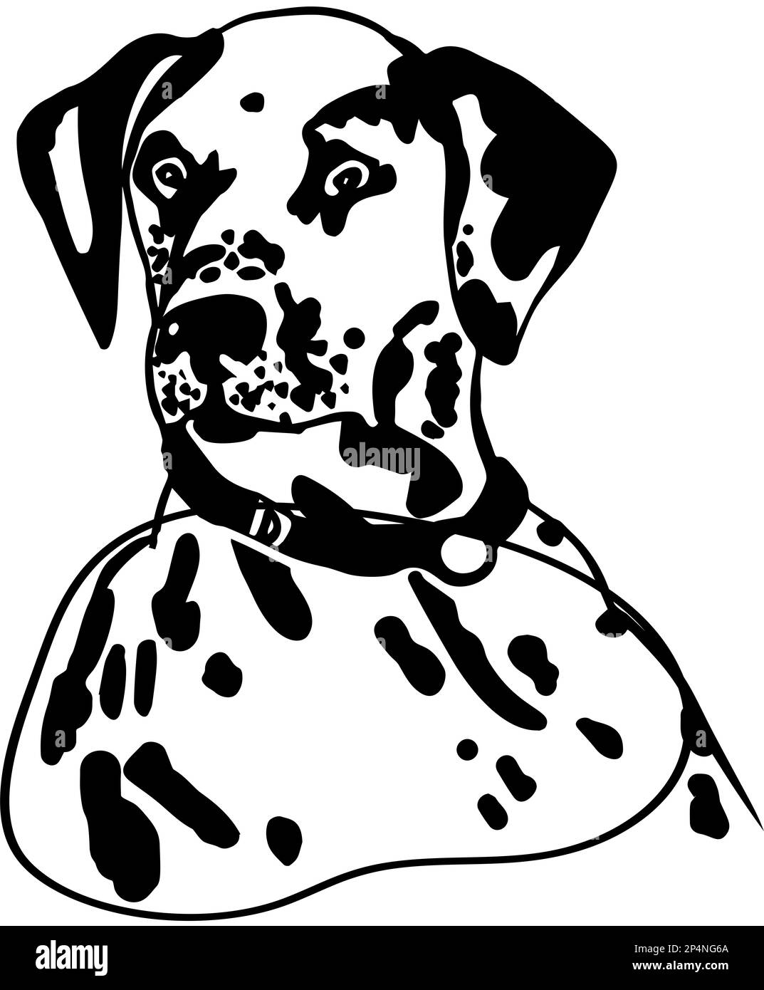 Jolis portraits de chiens Banque d'images noir et blanc - Alamy