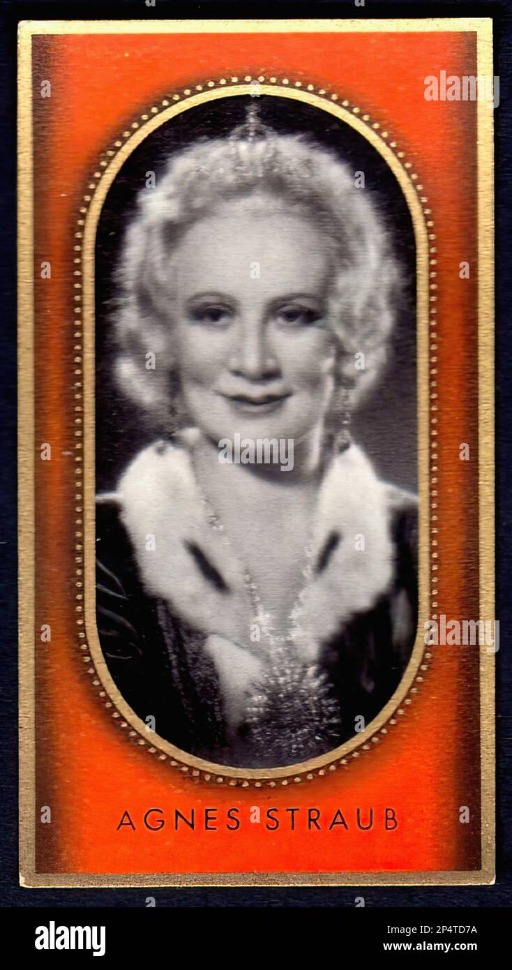 Agnes straub Banque de photographies et d’images à haute résolution - Alamy