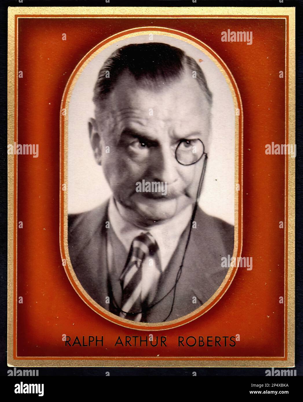 Portrait de Ralph Arthur Roberts - carte à cigarettes allemande ...