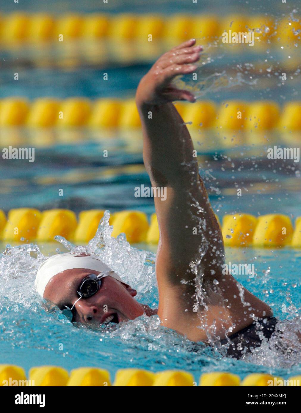 FILE - In this July 14, 2005 file photo, Kalyn Keller competes in the ...