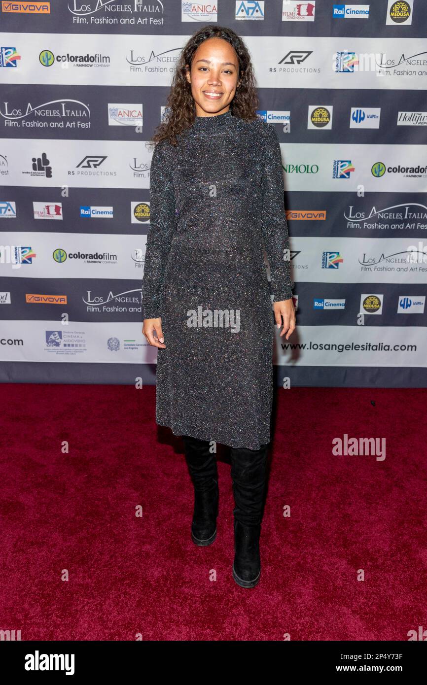 L'actrice Sara Sedran assiste au Festival du film, de la mode et de l ...