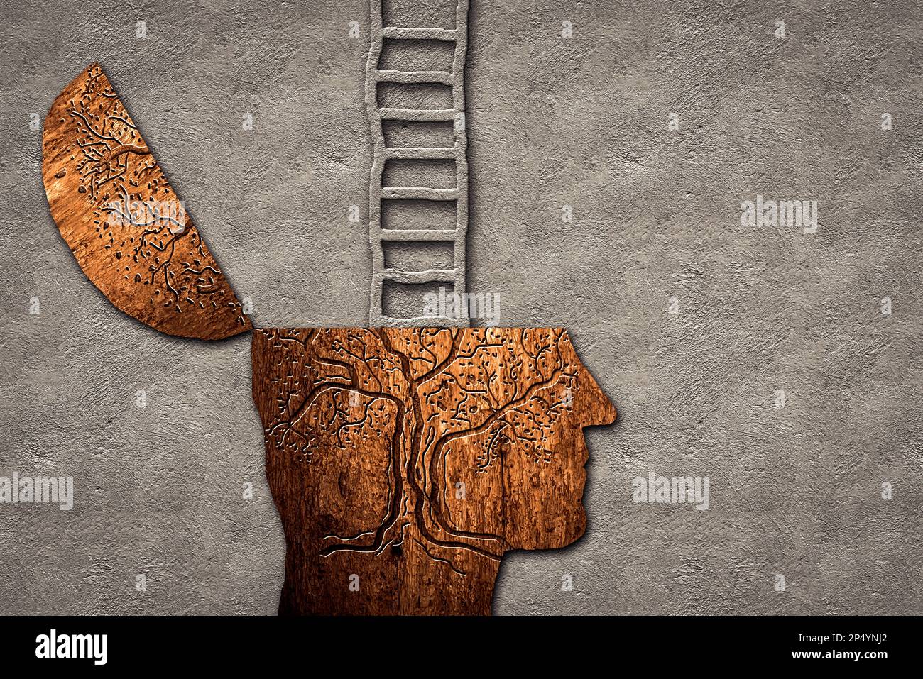 Brochure sur la santé mentale, le concept de croissance émotionnelle ...