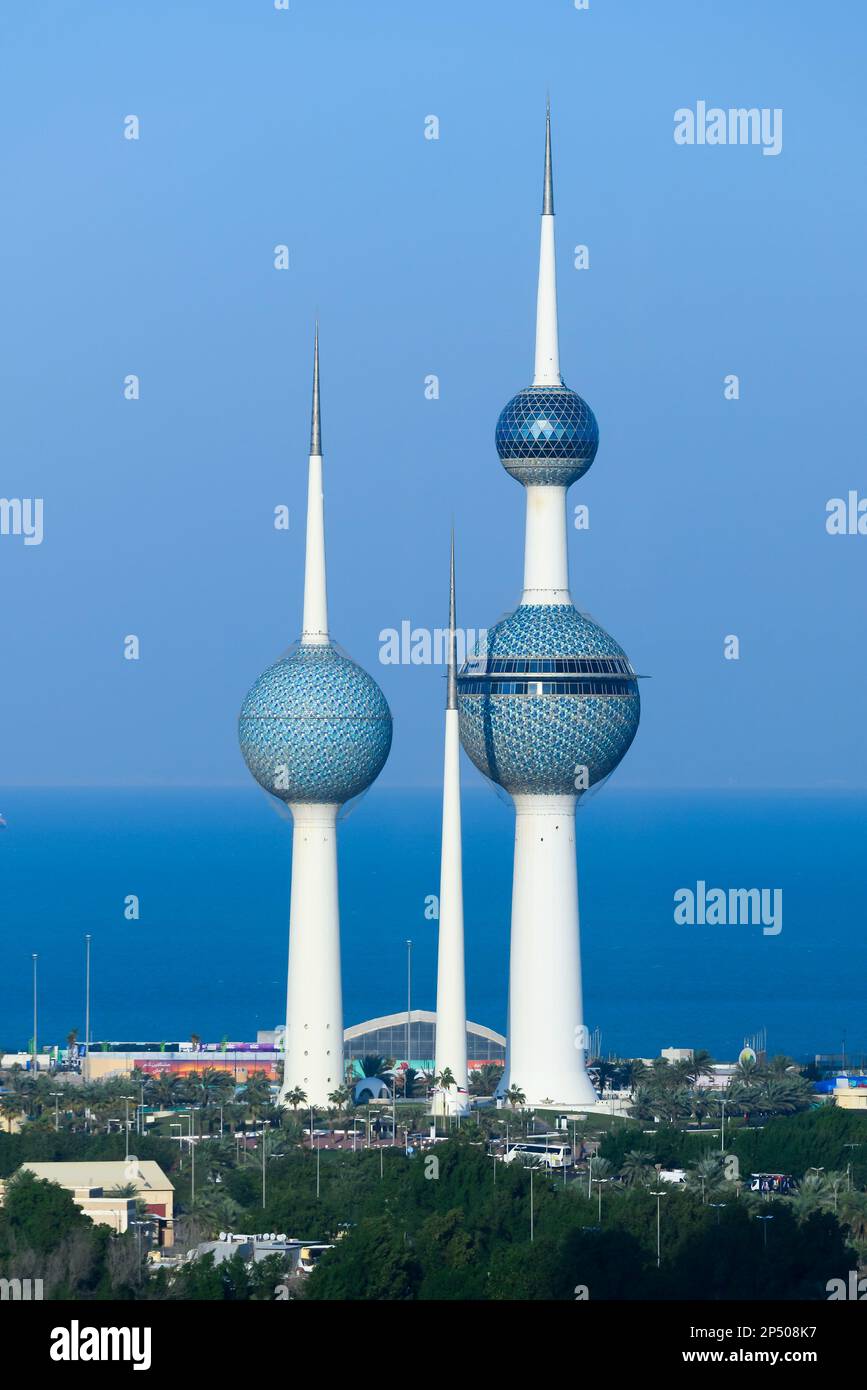 Kuwait Towers, également connu sous le nom de Kuwait Water Towers et ...