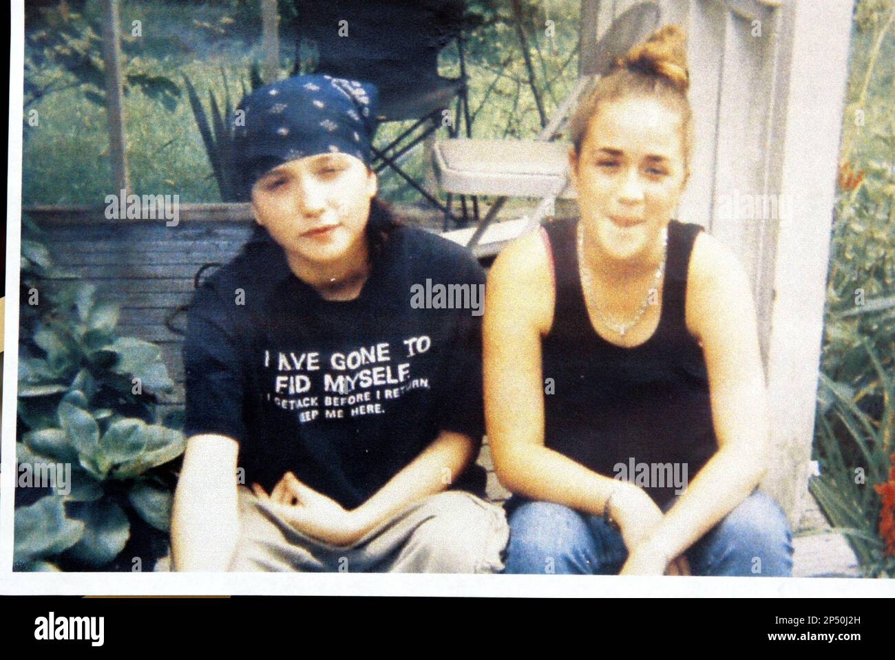 Sandra Ketchum-16 (cq)(Left) and Holly Harvey-15 (cq)(right) are shown ...